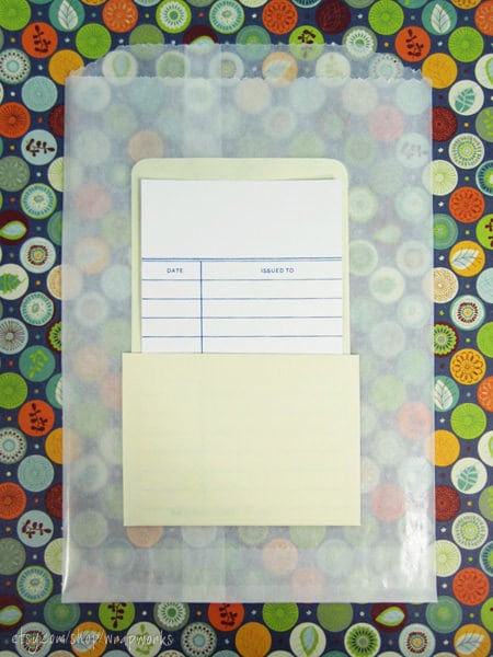 50 Library Card Pockets With Self Adhesive Backs and 50 Library Date ...