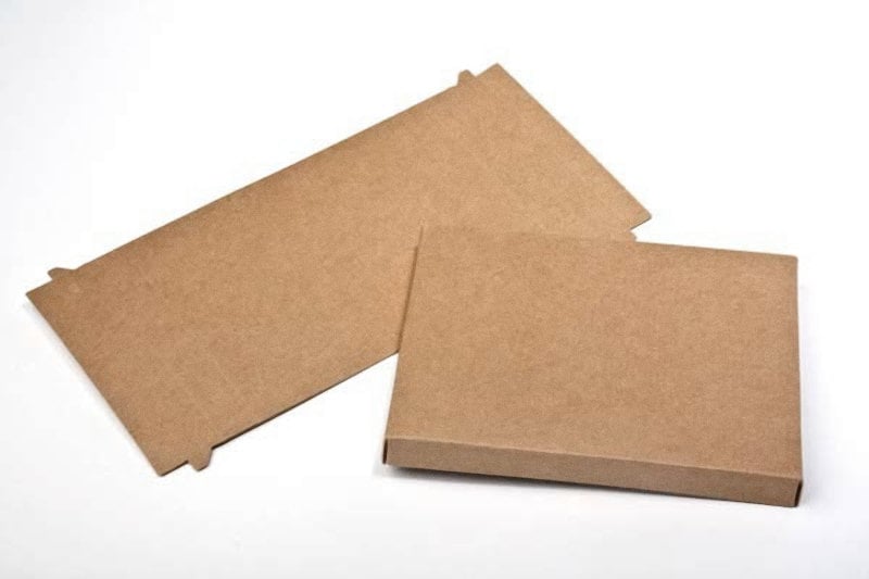 5 Kraft Paper Boxes With Clear Sleeves A6 Size 4 7/8 X - Etsy