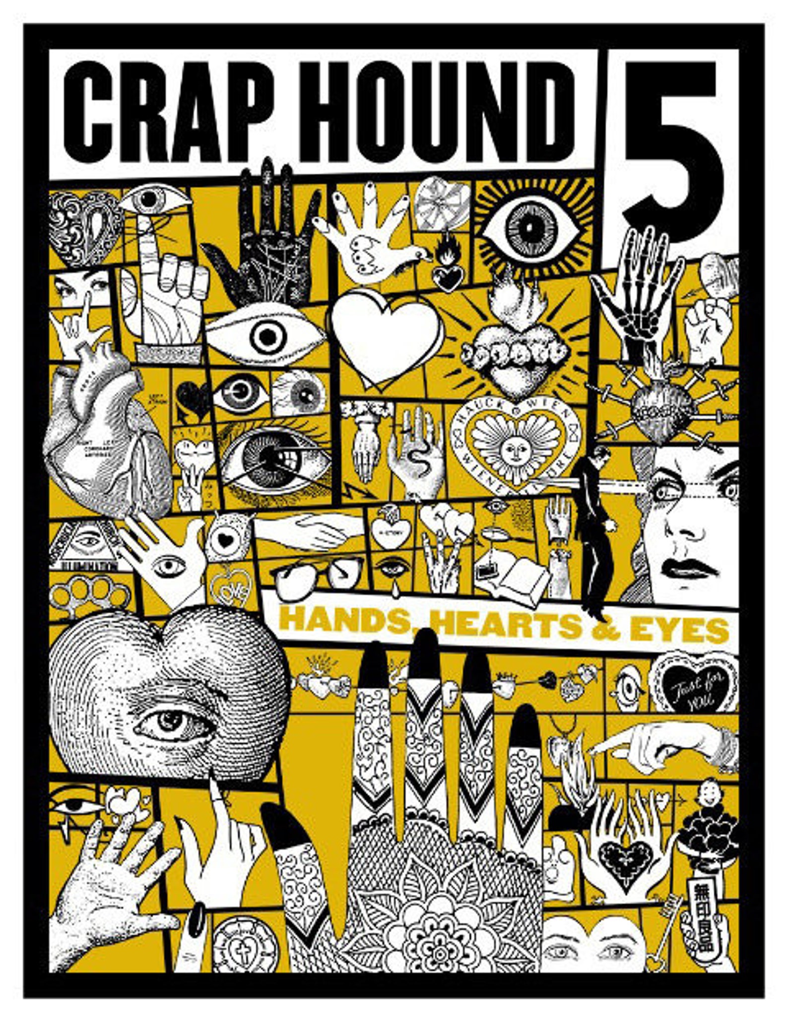 Crap Hound 5: Hands, Hearts & Eyes! Crafts / Collage / Advertising ...
