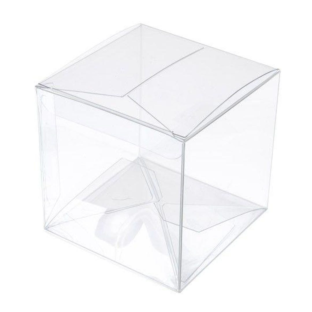 25 Premium 12 Mil Crystal Clear 3x3x3 Square 3" CUBE Boxes for Gifts ...