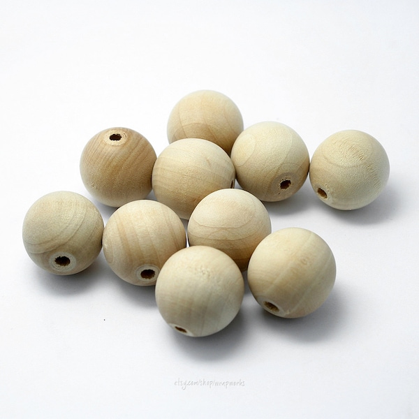 Large Wood Beads - Etsy