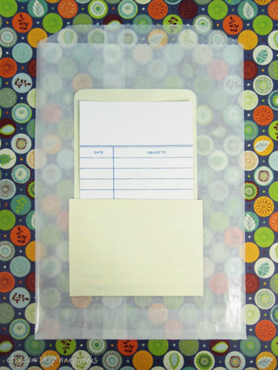 25 Library Card Pockets With Self Adhesive Backs AND 25 Library Cards ...