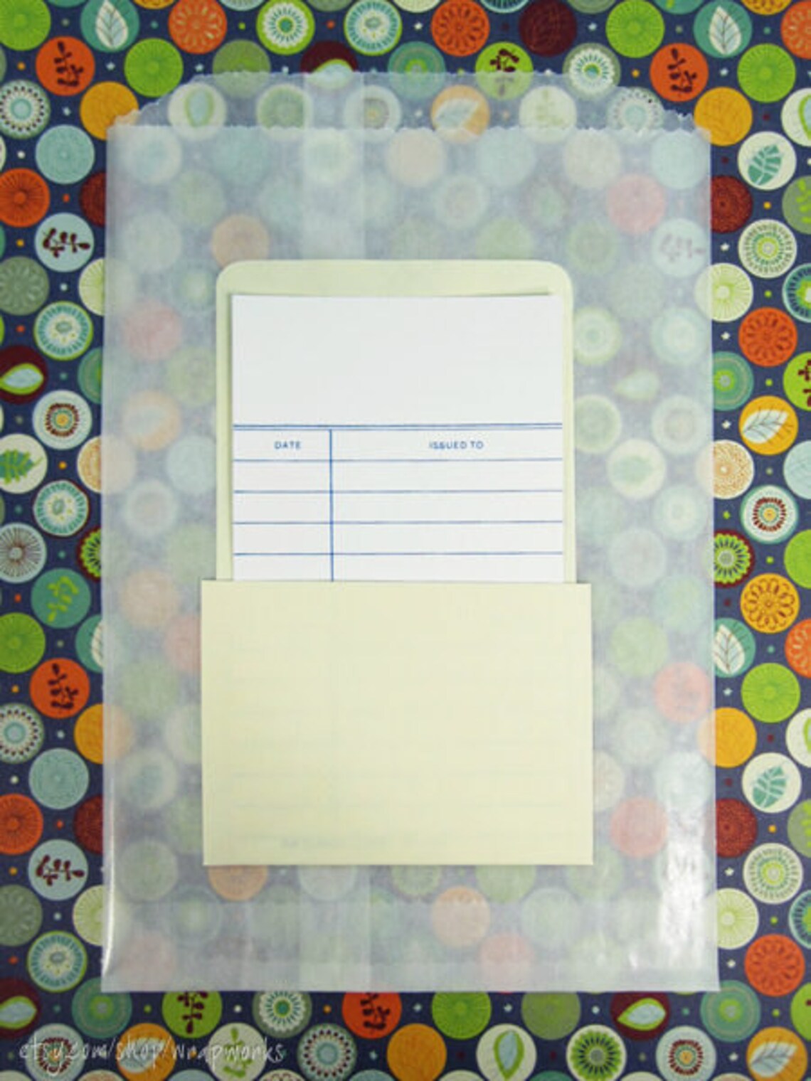 25 Library Card Pockets With Self Adhesive Backs AND 25 - Etsy