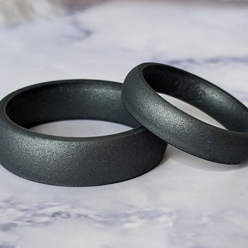 Silicone Wedding Ring Band for MEN Flexible Rubber Wedding - Etsy