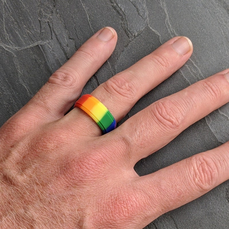 Rainbow Ring - Etsy