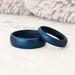 Sapphire Blue Silicone Ring Men Women, Safe Flexible Breathable ...