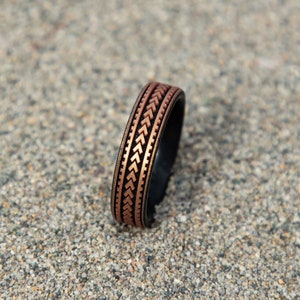 Warrior of Courage Silicone Ring - Personalized Wedding Ring Men ...