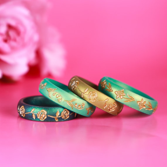 Flower silicone ring store