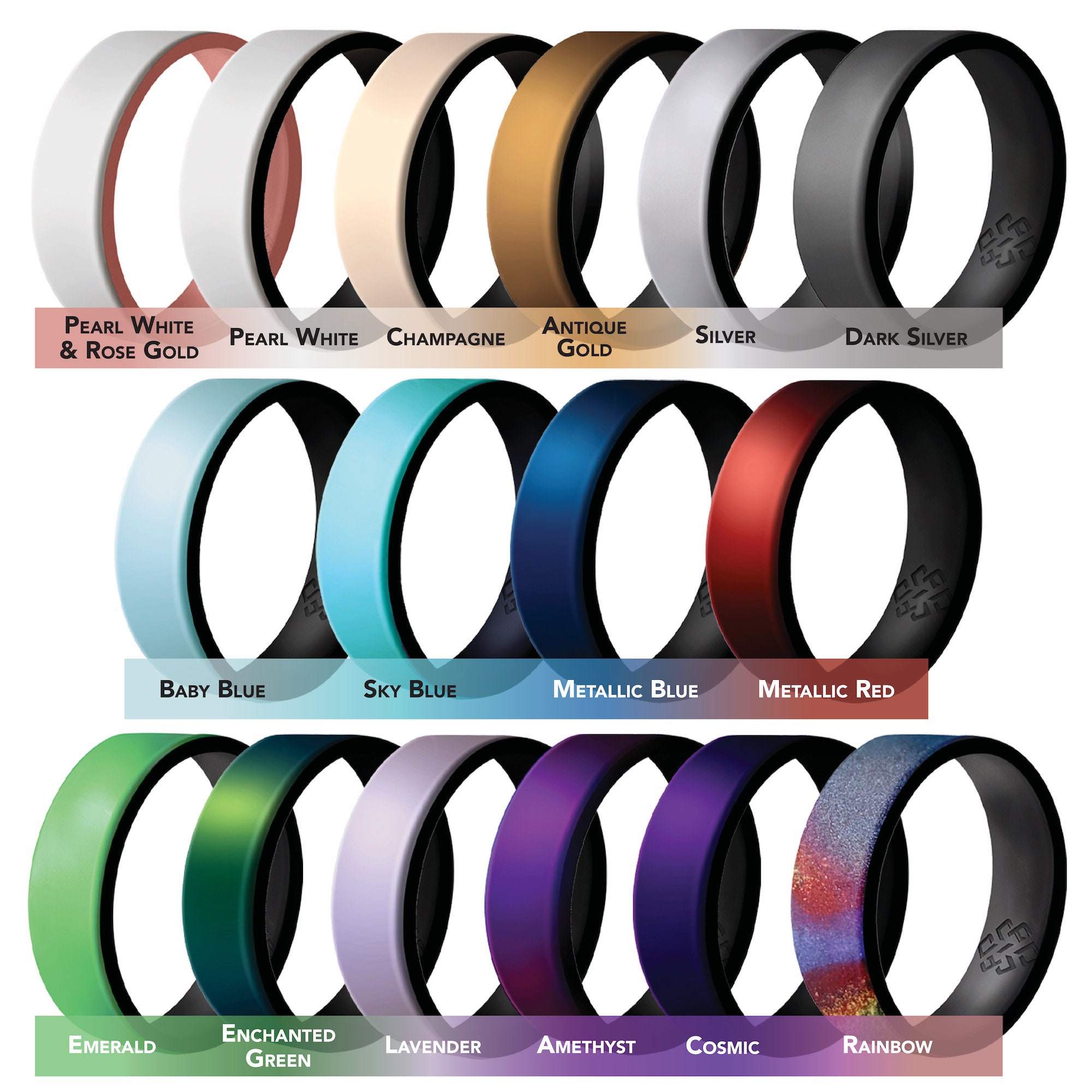 Warrior of Courage Silicone Ring - Personalized Wedding Ring Men ...