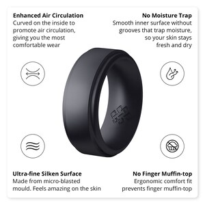 Forest Ring Silicone Ring, Personalized Nature Lover Tree Hugger Gift ...