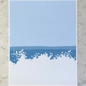 Breaking Waves Art Print Signed and Printed by the Artist Framed or ...