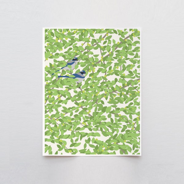 Blue Jay Print - Etsy