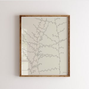 Creeping Fig Line Drawing Art Print Signed and Printed by Jorey Hurley ...