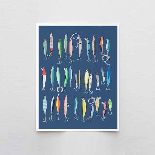 Fishing Lure Art - Etsy
