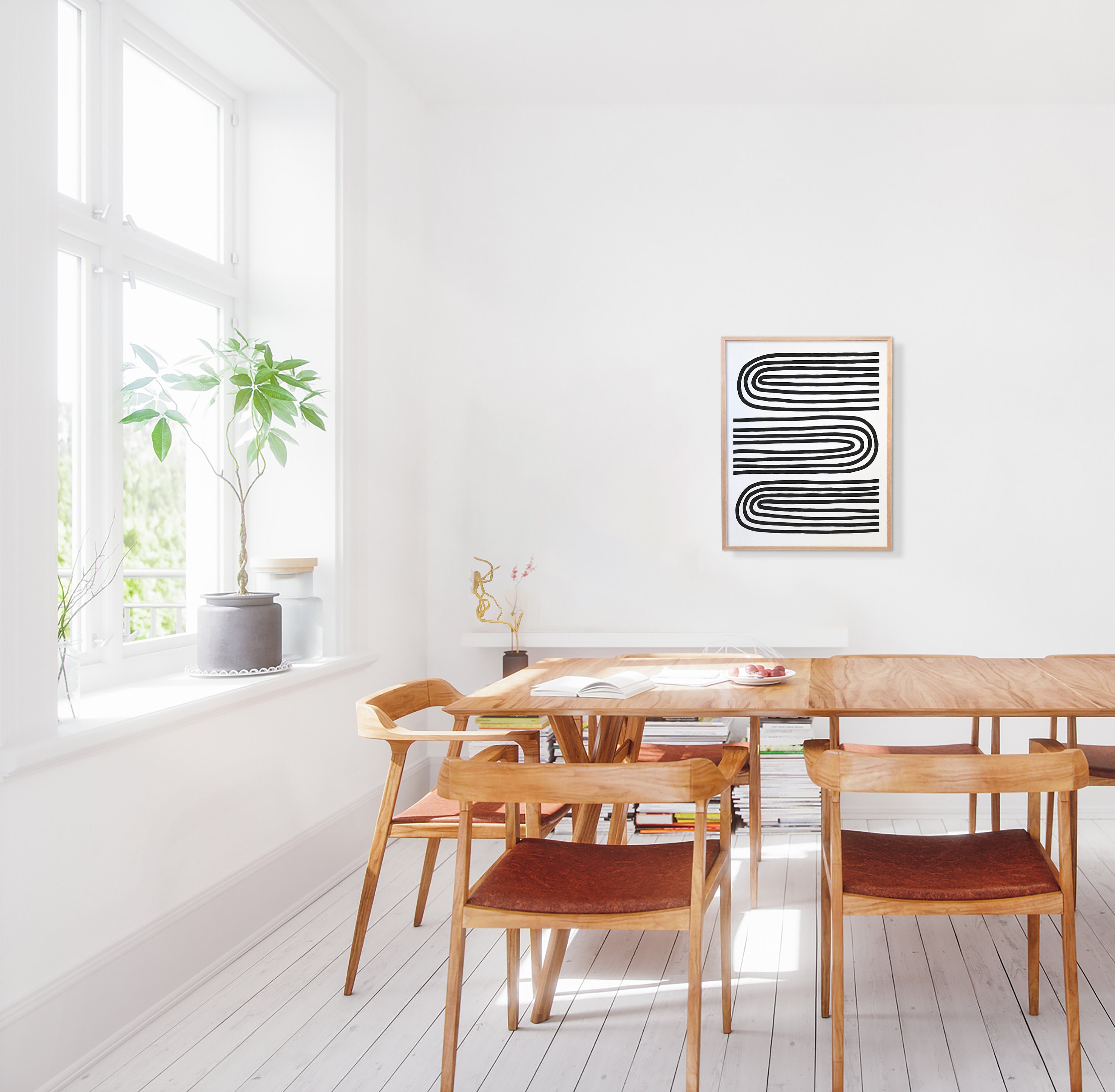 Abstract Lines Art Print. Printed and Signed by Artist. Available ...