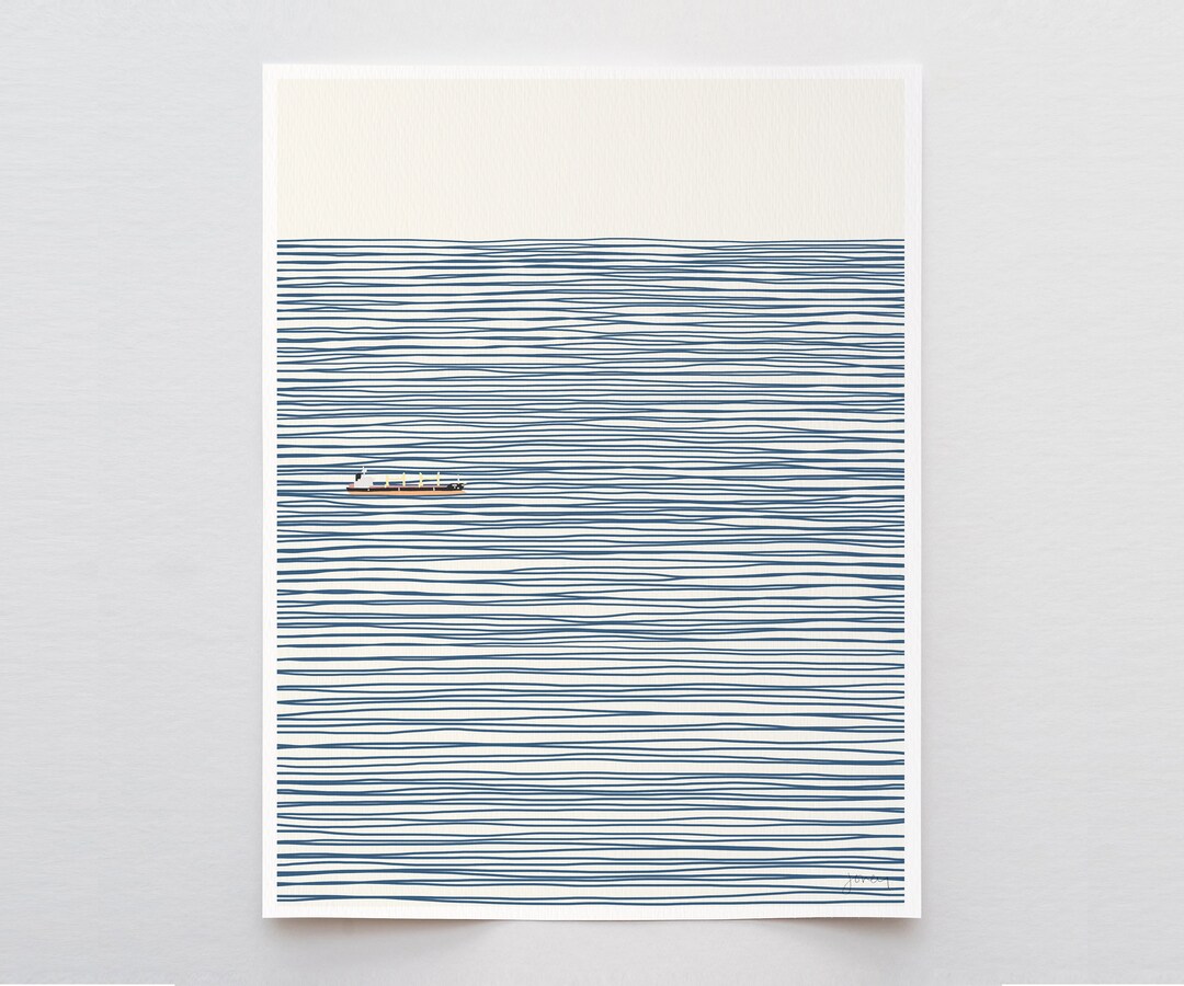Container Ship Art Print Signed and Printed by the Artist - Etsy