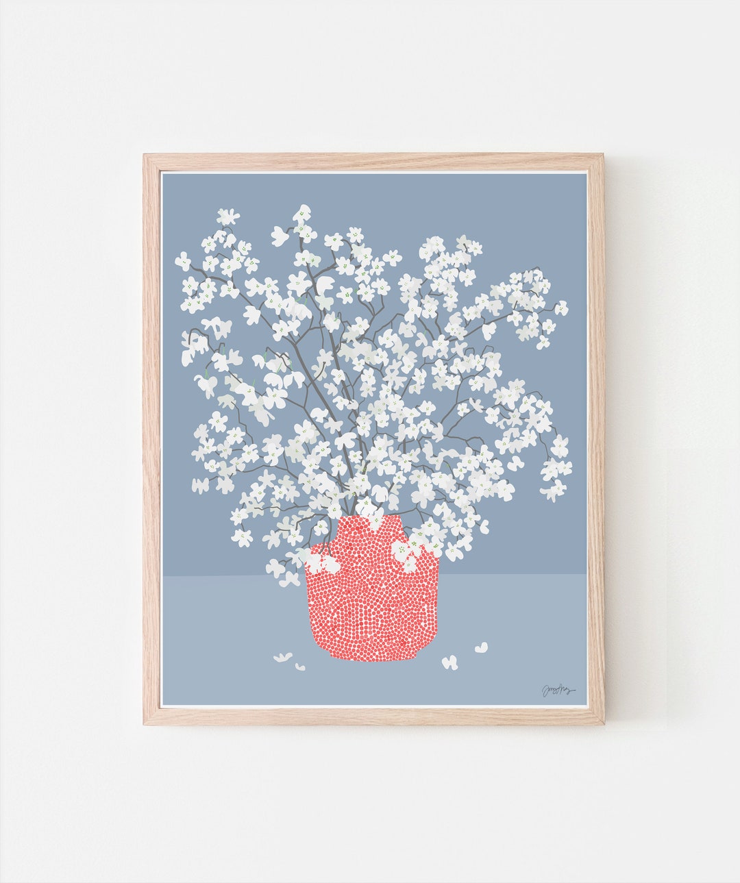 Dogwood Flower Art Print Signed and Printed by the Artist - Etsy