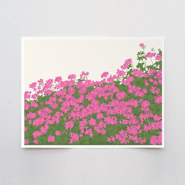 Geranium Print - Etsy