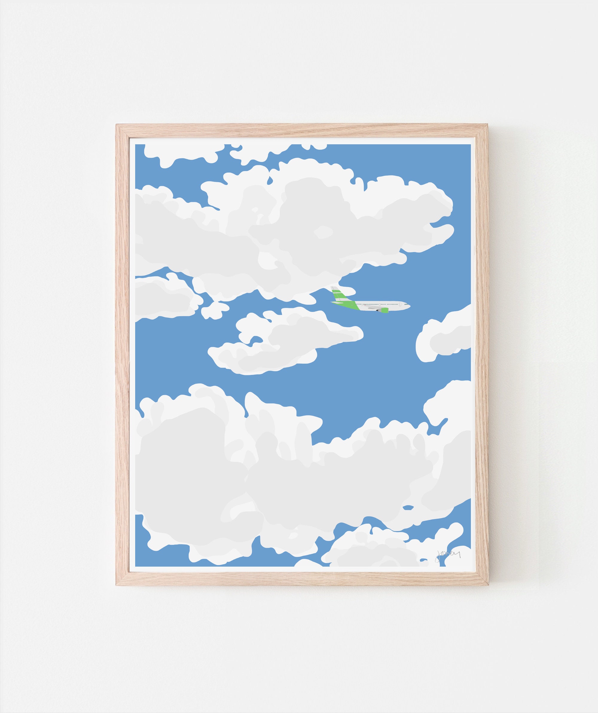 Boeing 777 Art Print - Signed and Printed by the Artist - Framed or ...