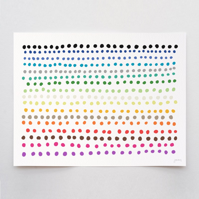 Polka Dots Art - Etsy