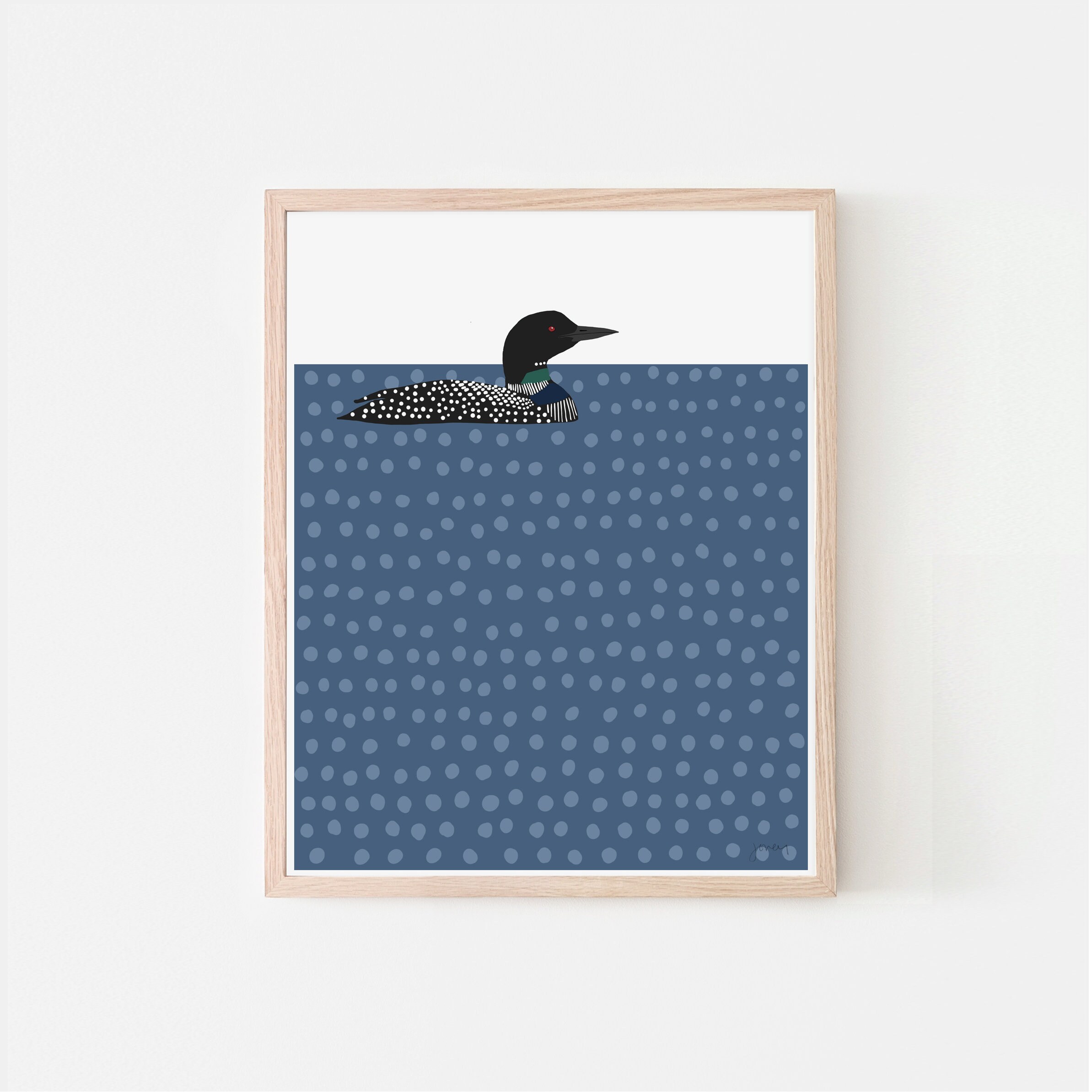Loon Art Print - Signed and Printed by the Artist - Framed or Unframed ...