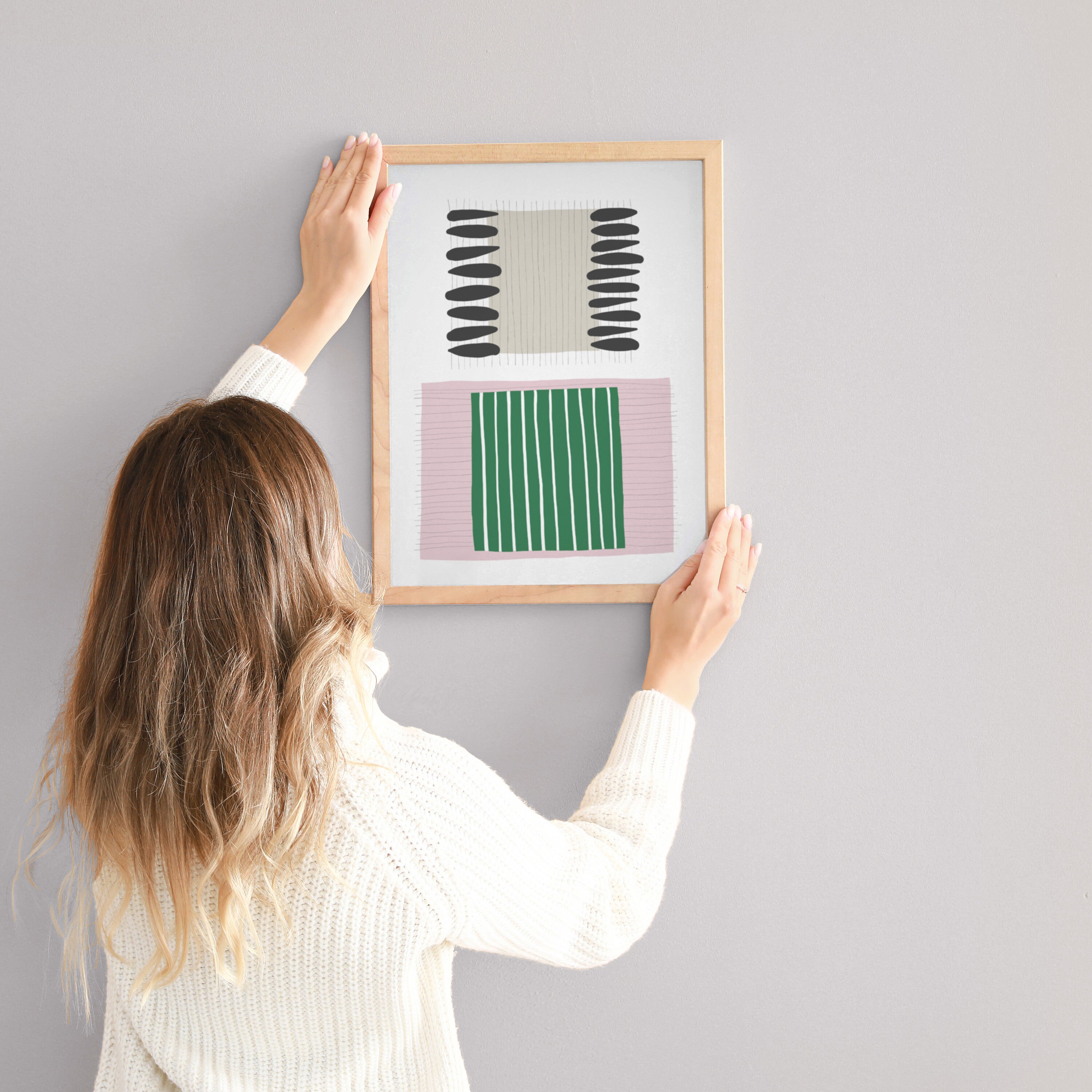 Calming Shapes Abstract Art Print - Signed and Printed by the Artist ...