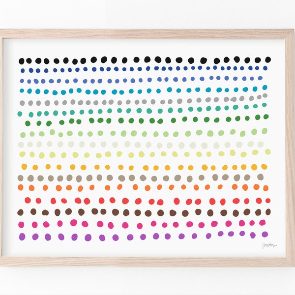 Polka Dots Art - Etsy