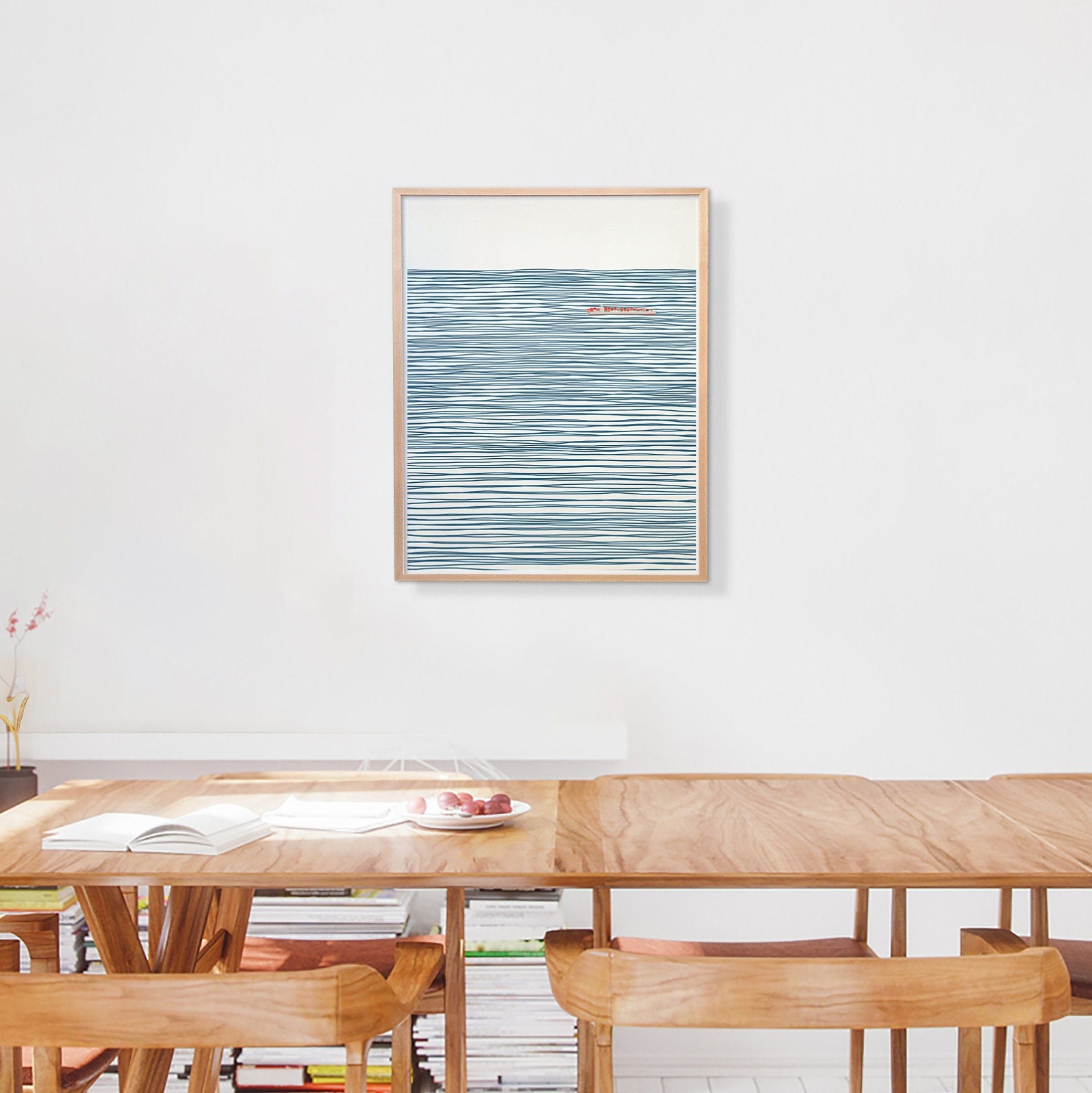 Container Ship Art Print. Cargo Ship Wall Decor. Signed. Available ...