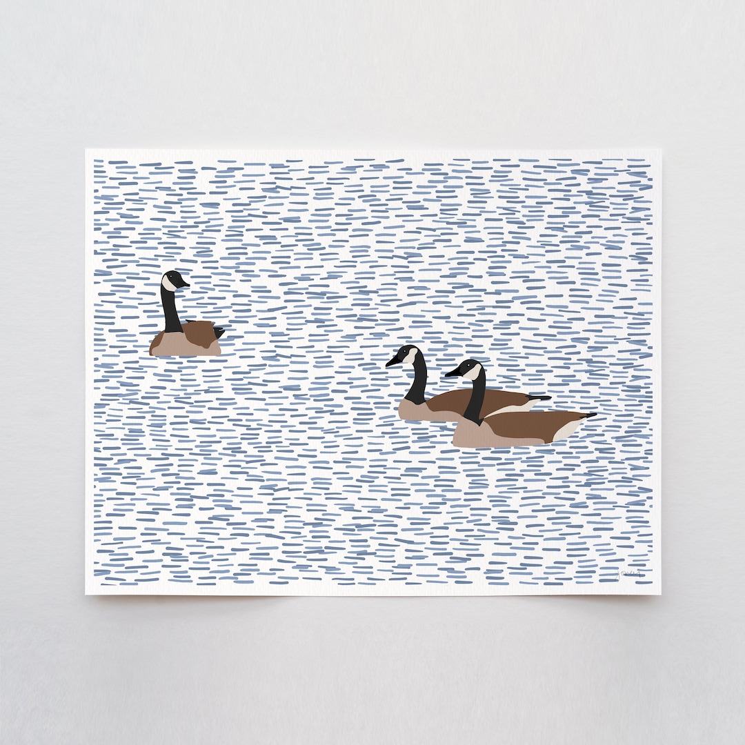 Canada Geese Art Print Signed and Printed by the Artist Unframed or ...