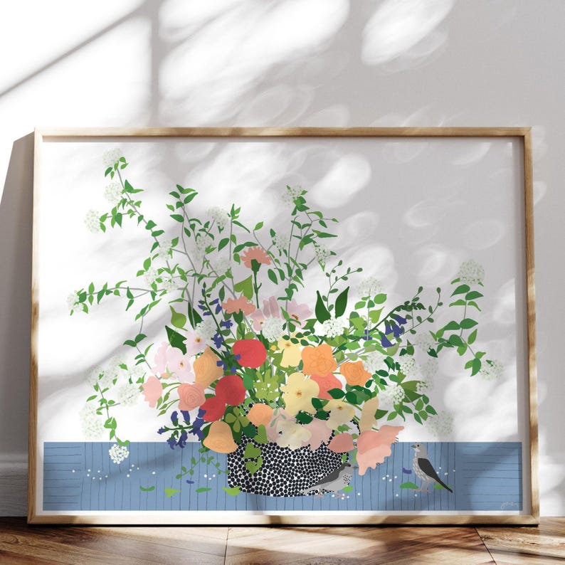 Roses Still Life Art Print - Signed by Jorey Hurley - Floral Elegance ...