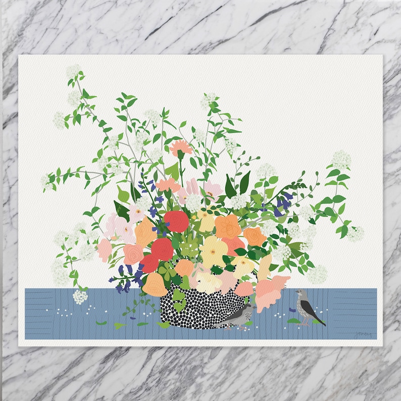 Roses Still Life Art Print - Signed by Jorey Hurley - Floral Elegance ...