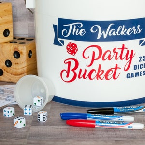 25 GAMES. Personalized Yardzee Party or Gift. Group Gift Activity ...