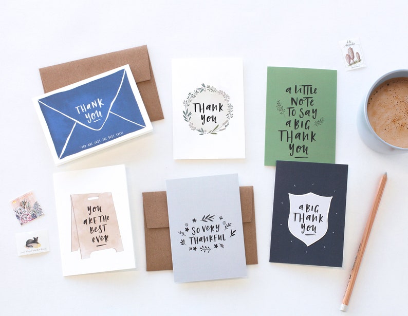 Mini Thank You Pack Very Thankful | Etsy