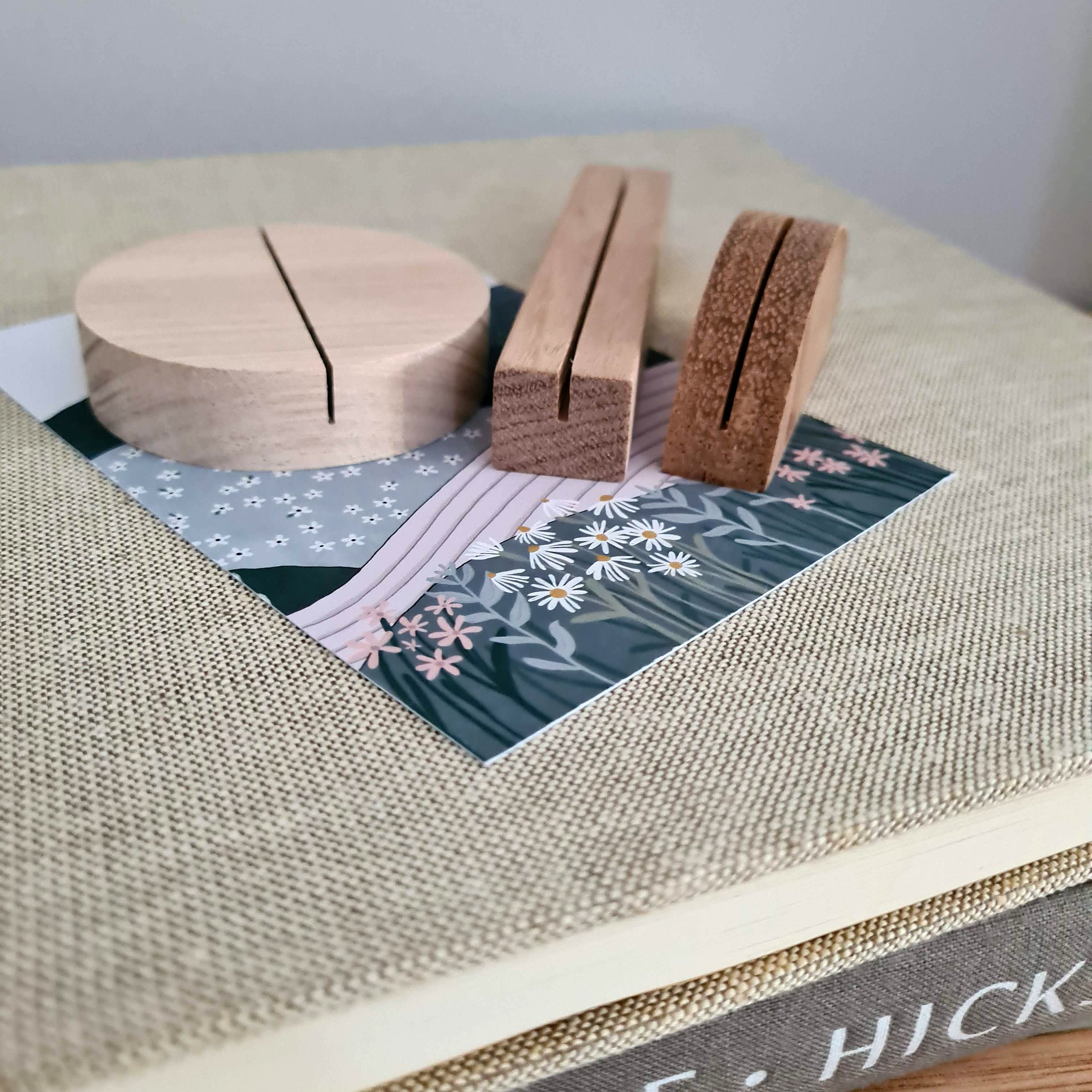 SMALL SET of 3 Timber Photo Stand Wooden Picture Holder - Etsy Australia