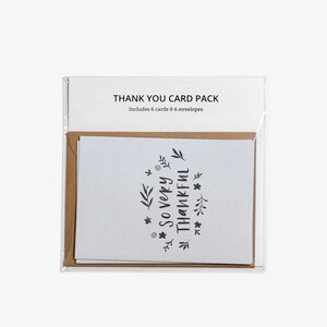 Mini Thank You Pack Very Thankful - Etsy