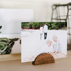 Small ARCH Timber Photo Stand Photo Holder Photo Display | Etsy