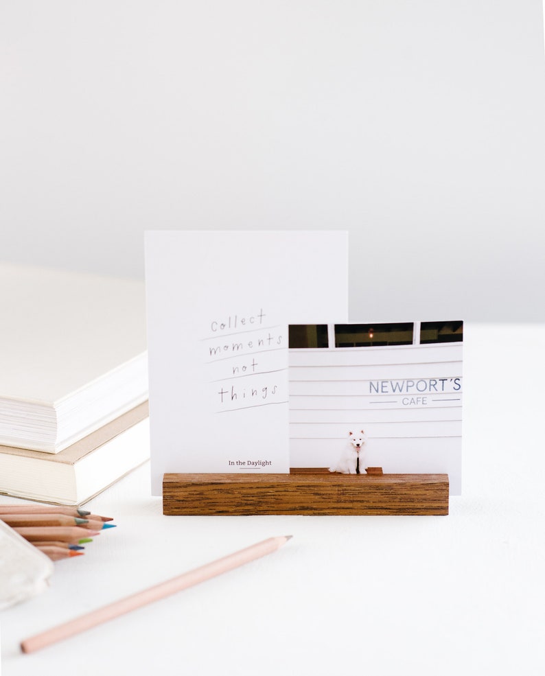 Large RECTANGLE Timber Photo Stand Wooden Picture Holder | Etsy