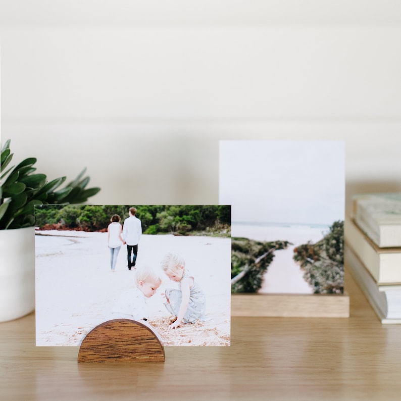 SMALL SET of 3 Timber Photo Stand Wooden Picture Holder - Etsy Australia
