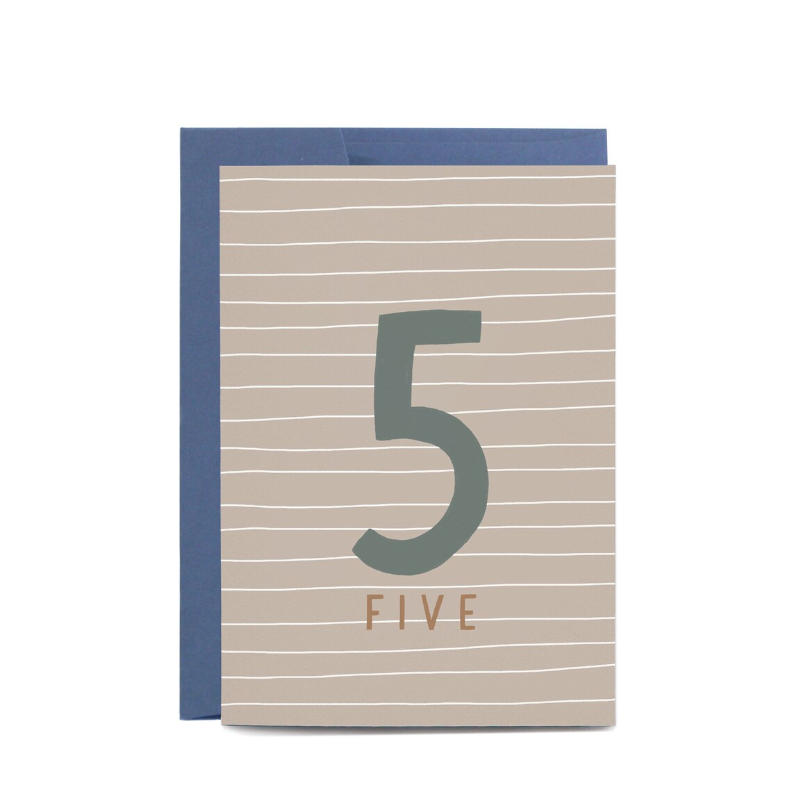 5th FIFTH Birthday Unisex Illustrated Greeting Card | Etsy