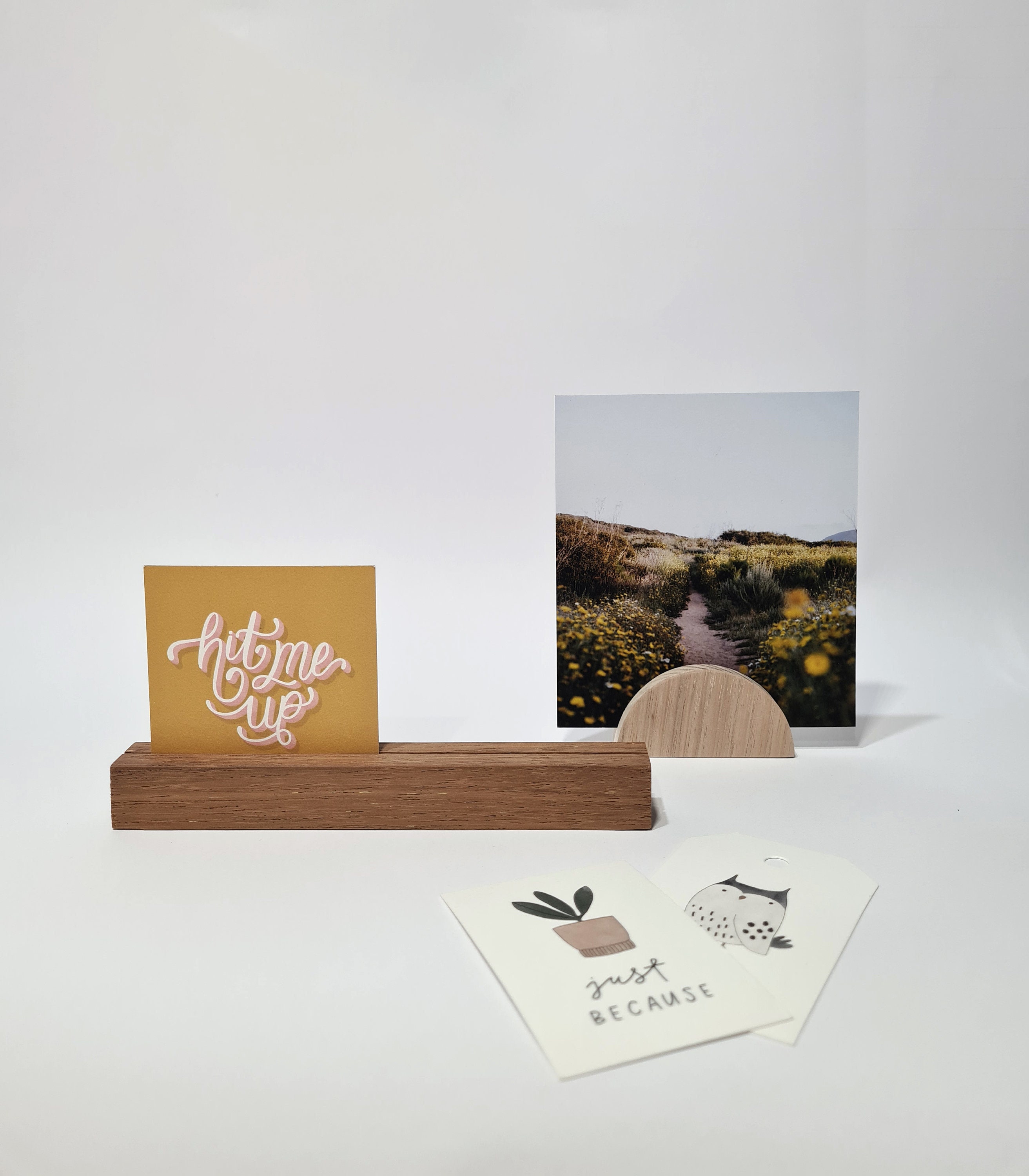 Large RECTANGLE Timber Photo Stand Wooden Picture Holder - Etsy UK