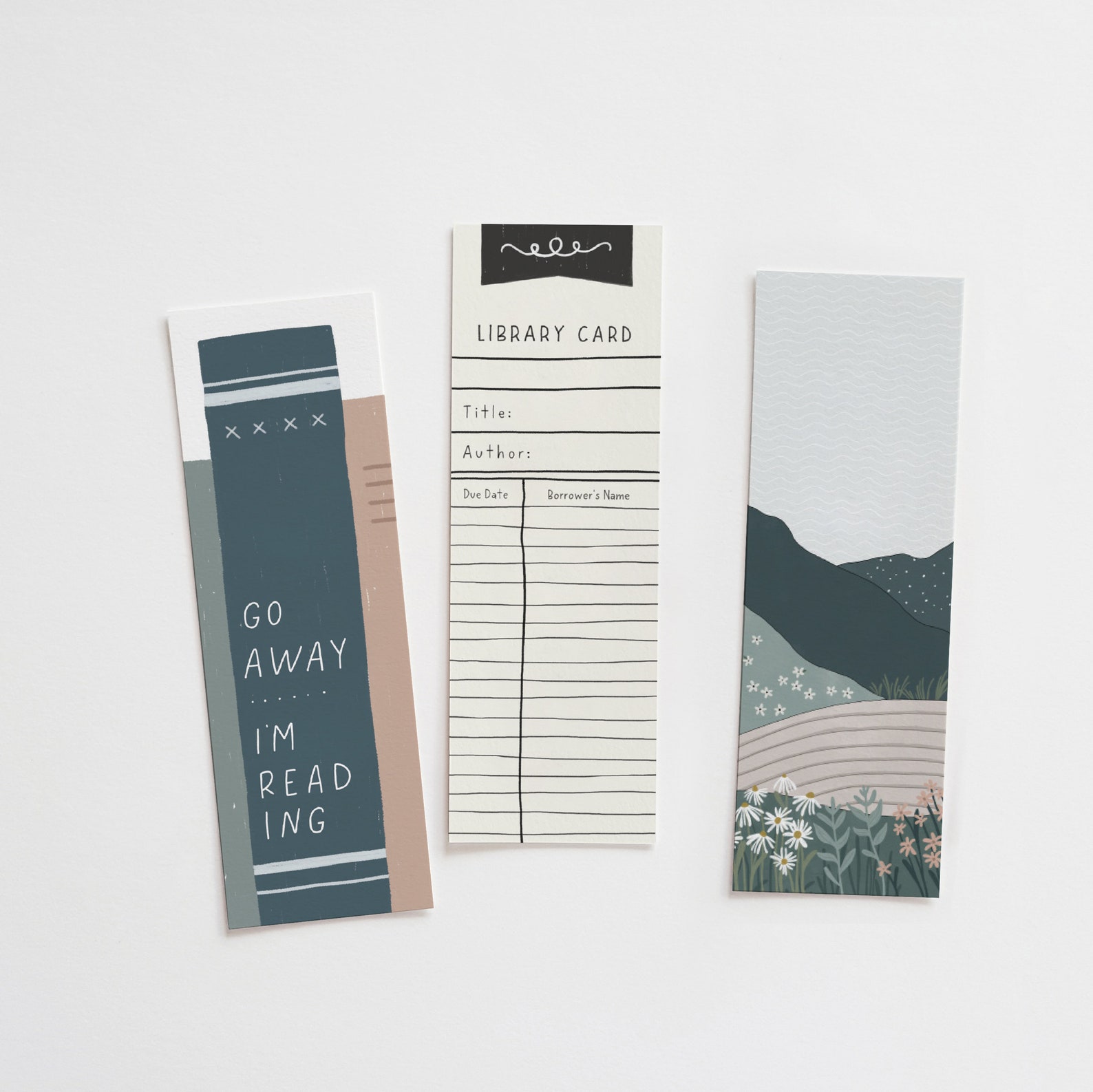 Bookmark Set of 5 - Etsy