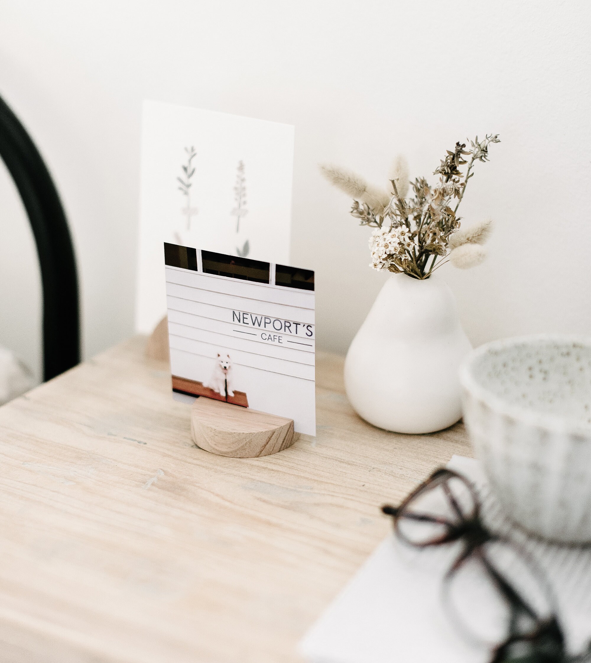 SMALL SET of 3 Timber Photo Stand Wooden Picture Holder | Etsy