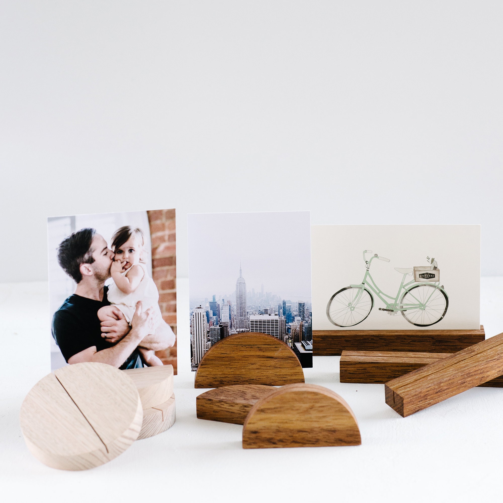 LARGE SET of 3 Timber Photo Stand Wooden Picture Holder | Etsy Australia