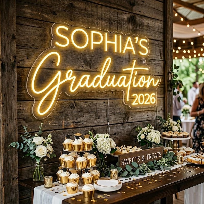 Graduation 2026 Neon Sign - Etsy