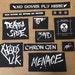Chron Gen, the System, and Menace Black Canvas Patches - Etsy