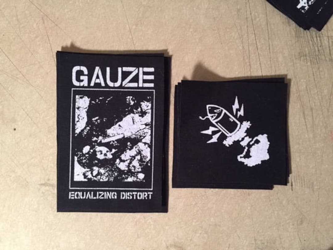Gauze or Lip Cream Japanese Hardcore Punk Canvas Patches - Etsy UK