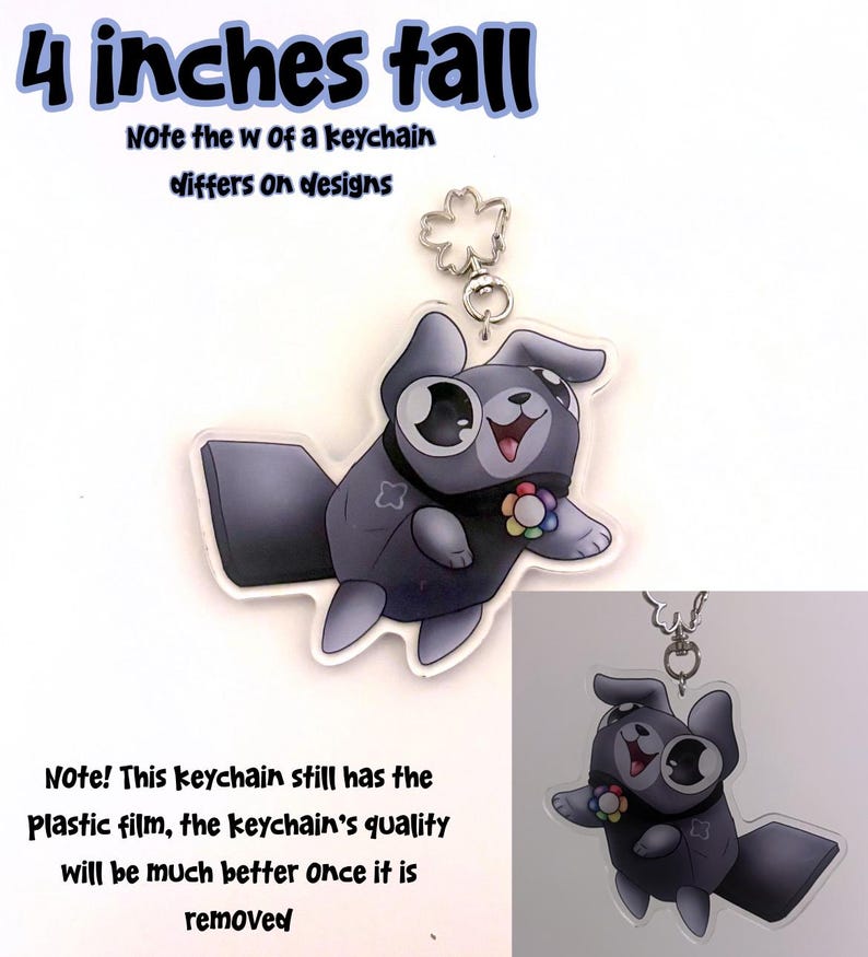 PRE ORDER- Dandy's World Main Toon 4 Inch Keychains - Etsy UK