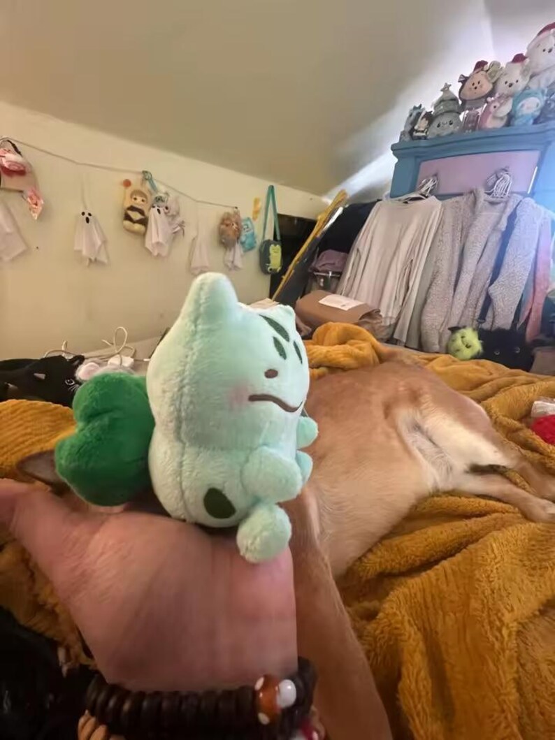 Cute Bulbasaur Plush 10cm Kawaii Pokémon Inspired Soft Toy - Etsy