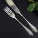 Vintage Silverplate Fish Fork Knife, Set of 9, Continental Silver Fish ...