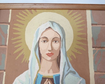 Mary Paint by Number | Etsy